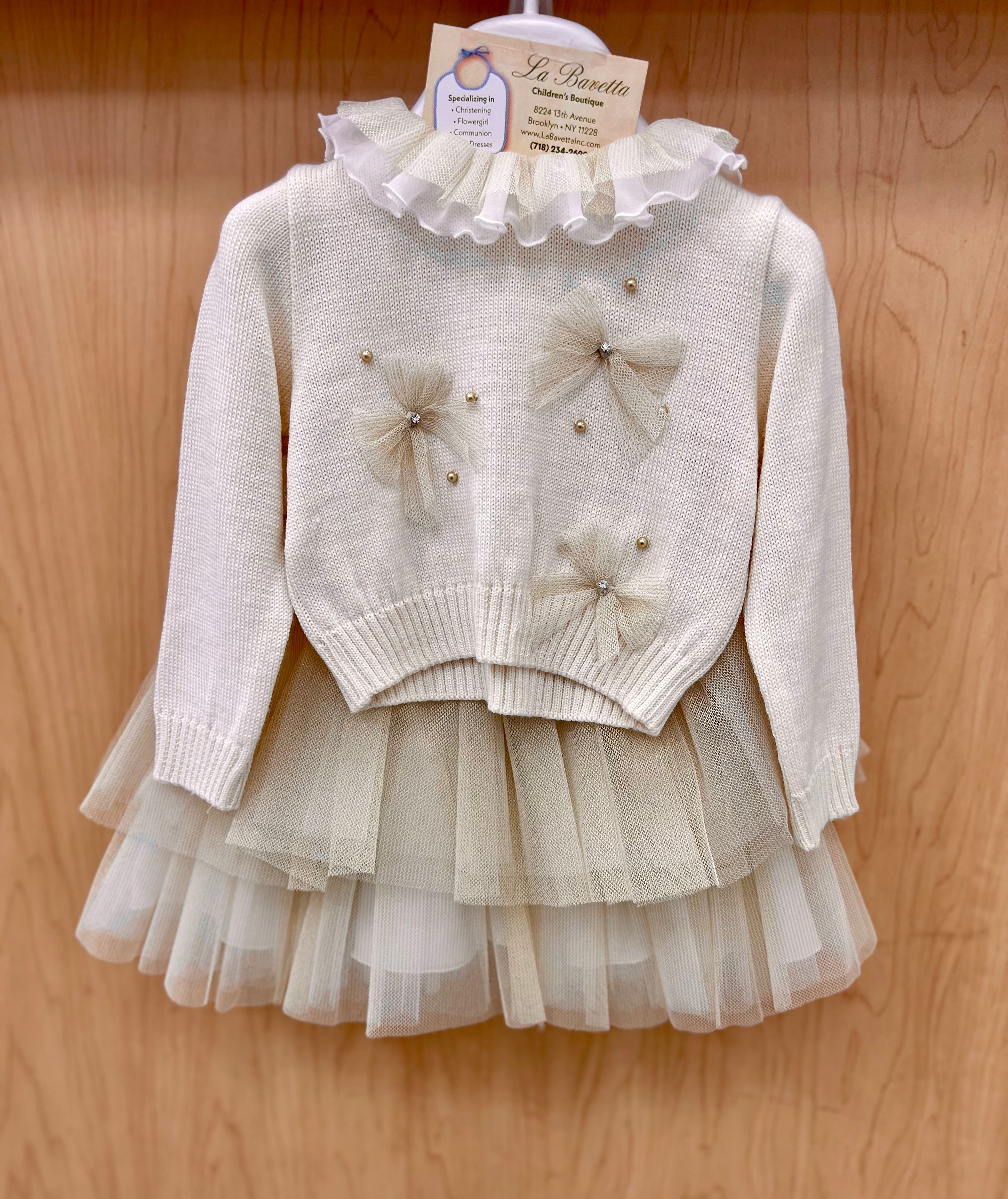 Bimbalo 2 pcs skirt set made in Italy | A Christmas present – labavettainc