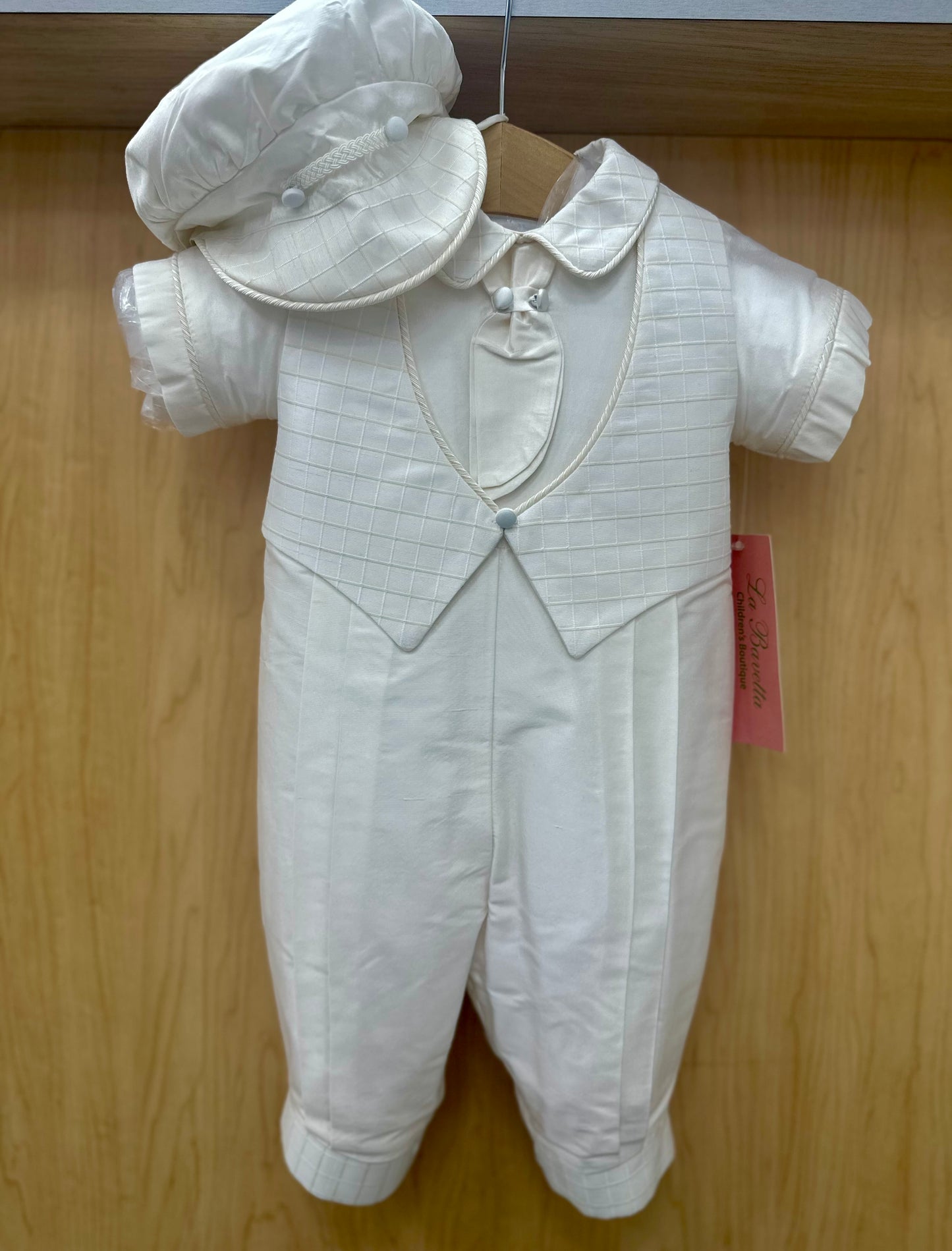 Piccolo Bacio Rico one piece suit | Infant Baptism | La Bavetta ...