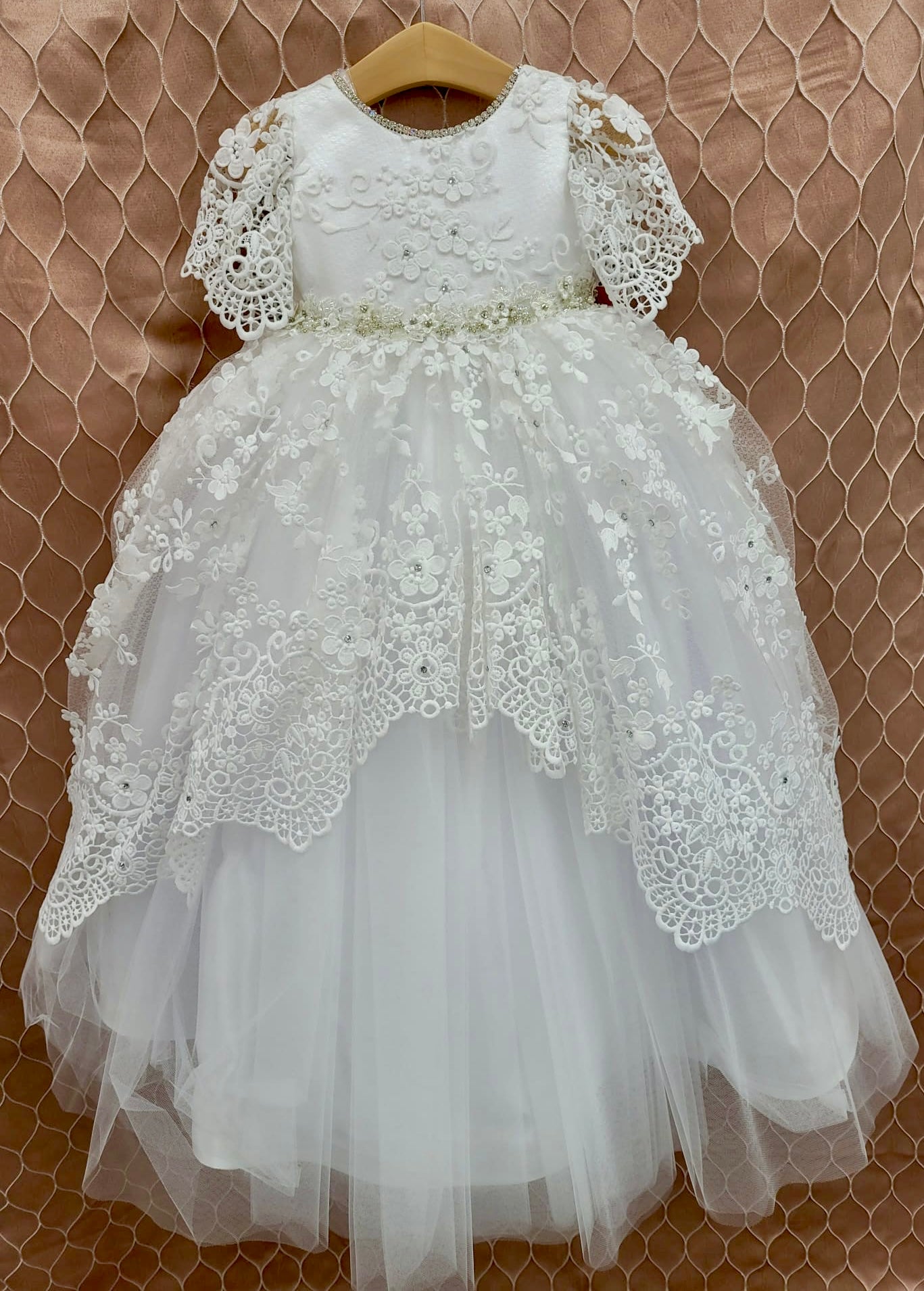 Piccolo Bacio Barbara christening/ Baptism Dress – labavettainc